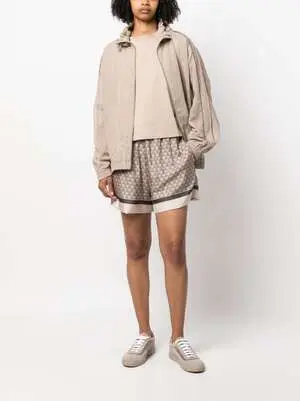 Brunello Cucinelli Monili-embellished Cotton Track Jacket