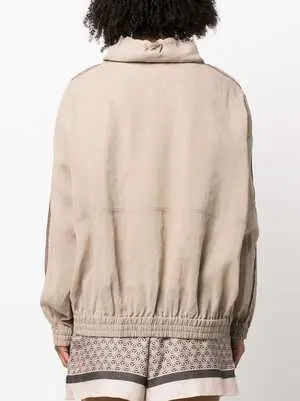 Brunello Cucinelli Monili-embellished Cotton Track Jacket