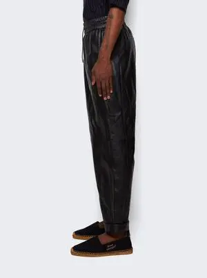 Saint Laurent Lambskin Sweatpants
