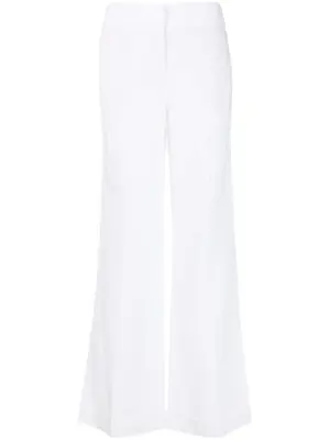 MERCI Wide-leg Mid-rise Trousers