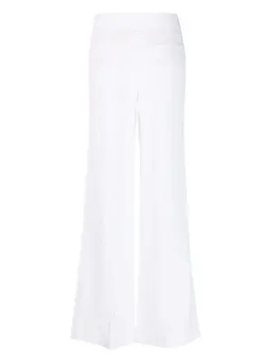 MERCI Wide-leg Mid-rise Trousers