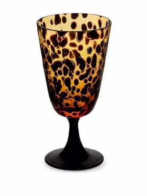 Dolce & Gabbana Spotted Hand-blown Murano Wine Glass