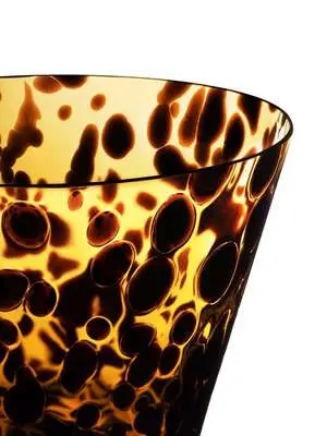 Dolce & Gabbana Spotted Hand-blown Murano Martini Glass - Brown
