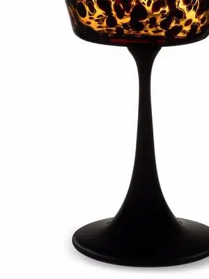 Dolce & Gabbana Spotted Hand-blown Murano Martini Glass - Brown