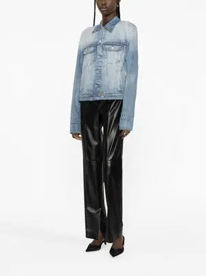 COURREGES Strap-embellished Denim Jacket