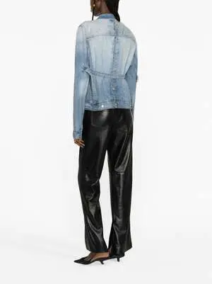 COURREGES Strap-embellished Denim Jacket