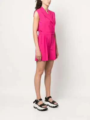 MSGM Cut-out Sleeveless Playsuit