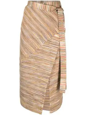 Simkhai Paris Space-dye Knitted Skirt