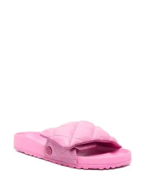 BIRKENSTOCK Sylt Padded Leather Sandals - Pink