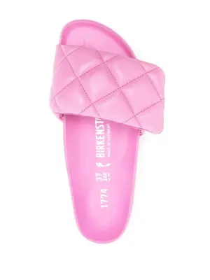 BIRKENSTOCK Sylt Padded Leather Sandals - Pink