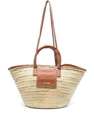 Jacquemus Le Panier Soli Basket Bag - Neutrals