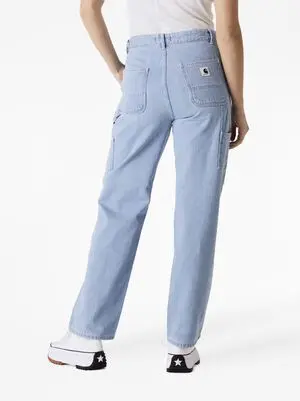 Carhartt Work In Progress High-waist Straight-leg Jeans - Blue
