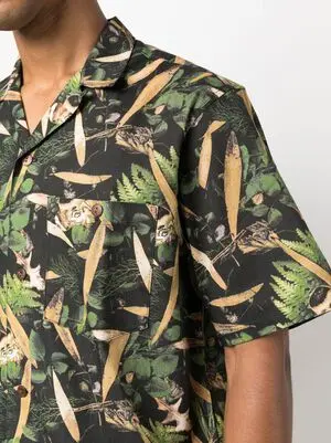 Carhartt Work In Progress Graphic-print Short-sleeve Shirt - Black