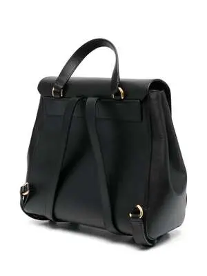 Kate Spade New York Logo-buckle Grained-leather Backpack