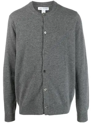 Comme Des Garçons Round-neck Knit Cardigan