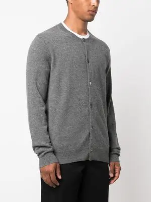 Comme Des Garçons Round-neck Knit Cardigan