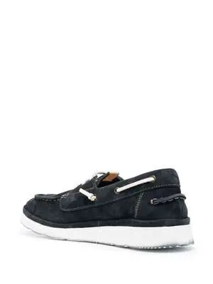 Moma Leather Boat Shoes