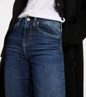 Ag Girlfriend Mid-rise Slim Jeans