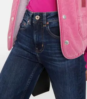 Ag Girlfriend Mid-rise Slim Jeans