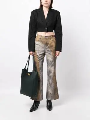 Mulberry Bayswater Leather Tote - Green