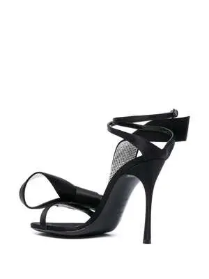 SERGIO ROSSI Marquise 105mm Leather Sandals