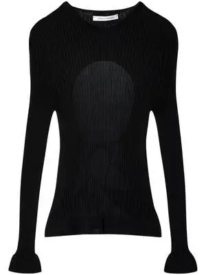 Cecilie Bahnsen Jayla Knitted Top - Black