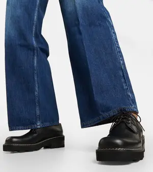 FRAME Le High 'n' Tight Wide-leg Jeans - Blue