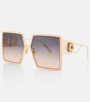Dior 30montaigne Su Oversized Sunglasses - Pink