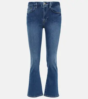 FRAME Le Crop Mini Bootcut Jeans - Blue