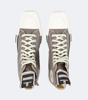 Rick Owens Converse X Turbodrk Hi Sneakers - Grey