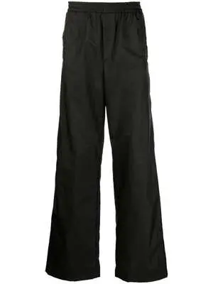 Valentino Garavani Elasticated Waist Straight-leg Trousers - Black