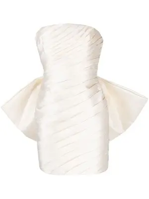 Rachel Gilbert Emmy Bow-embellished Minidress