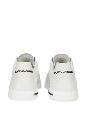 Dolce & Gabbana Logo-patch Low-top Sneakers - White