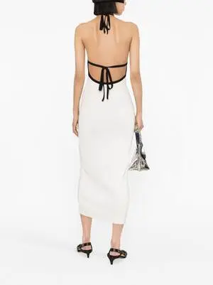 COURREGES Contrasting-trim Cotton Dress