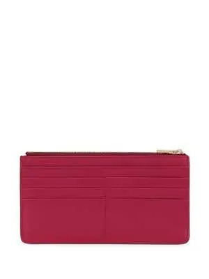Dolce & Gabbana Large Dauphine Leather Wallet - Pink