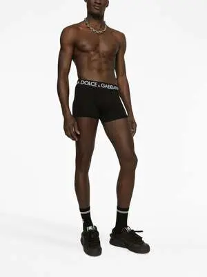Dolce & Gabbana Logo Boxers - Black