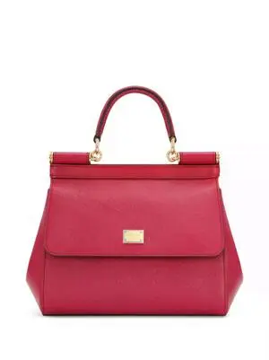 Dolce & Gabbana Large Sicily Tote Bag 81484 Fuchsia
