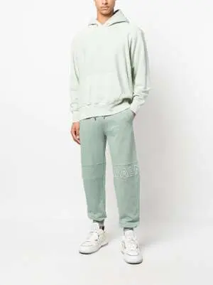 Balmain Logo-embossed Track Pants - Green