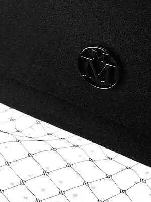 MAISON MICHEL Bonnie Veil - Black