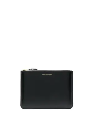 Comme Des Garçons Logo-print Leather Wallet