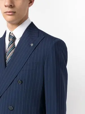 Tagliatore Pinstripe Double-breasted Two-piece Suit