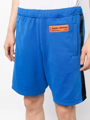 Heron Preston Logo-patch Track Shorts