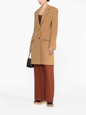 Stella McCartney Single-breasted Wool Coat