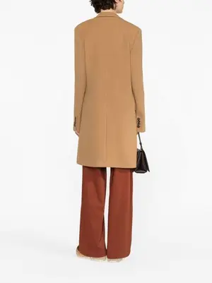 Stella McCartney Single-breasted Wool Coat