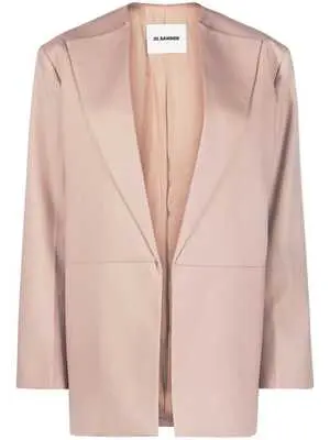 JIL SANDER Open-front Tailored Jacket - Neutrals