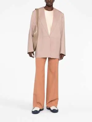 JIL SANDER Open-front Tailored Jacket - Neutrals