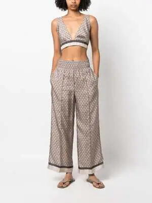 Brunello Cucinelli V-neck Cropped Top