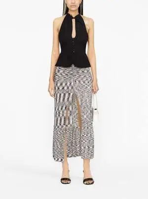 Gimaguas Ring Keyhoe-neck Top