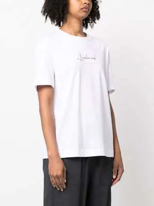 Brunello Cucinelli Slogan-print Cotton T-shirt