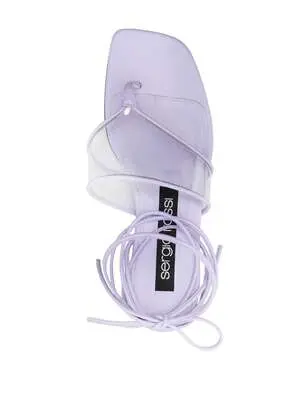 SERGIO ROSSI Transparent-strap Sandals